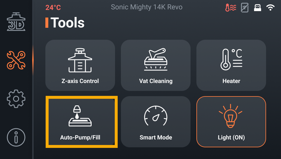 [Sonic Mighty Revo] Pump & Fill Installation – Phrozen Help Center